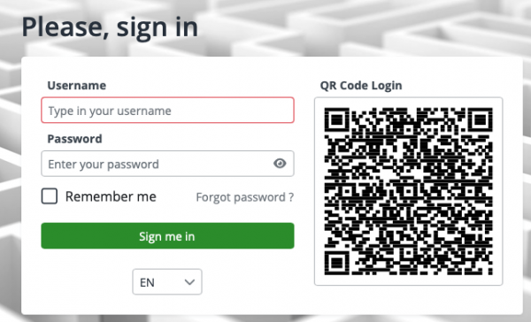 QR Code Login & Approvals – Xeelo